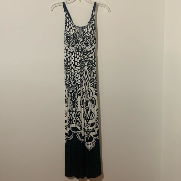 new directions | Dresses | New Directions Black White Maxi Dress Size ...